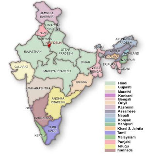 The Official Languages and the Classical Languages in India